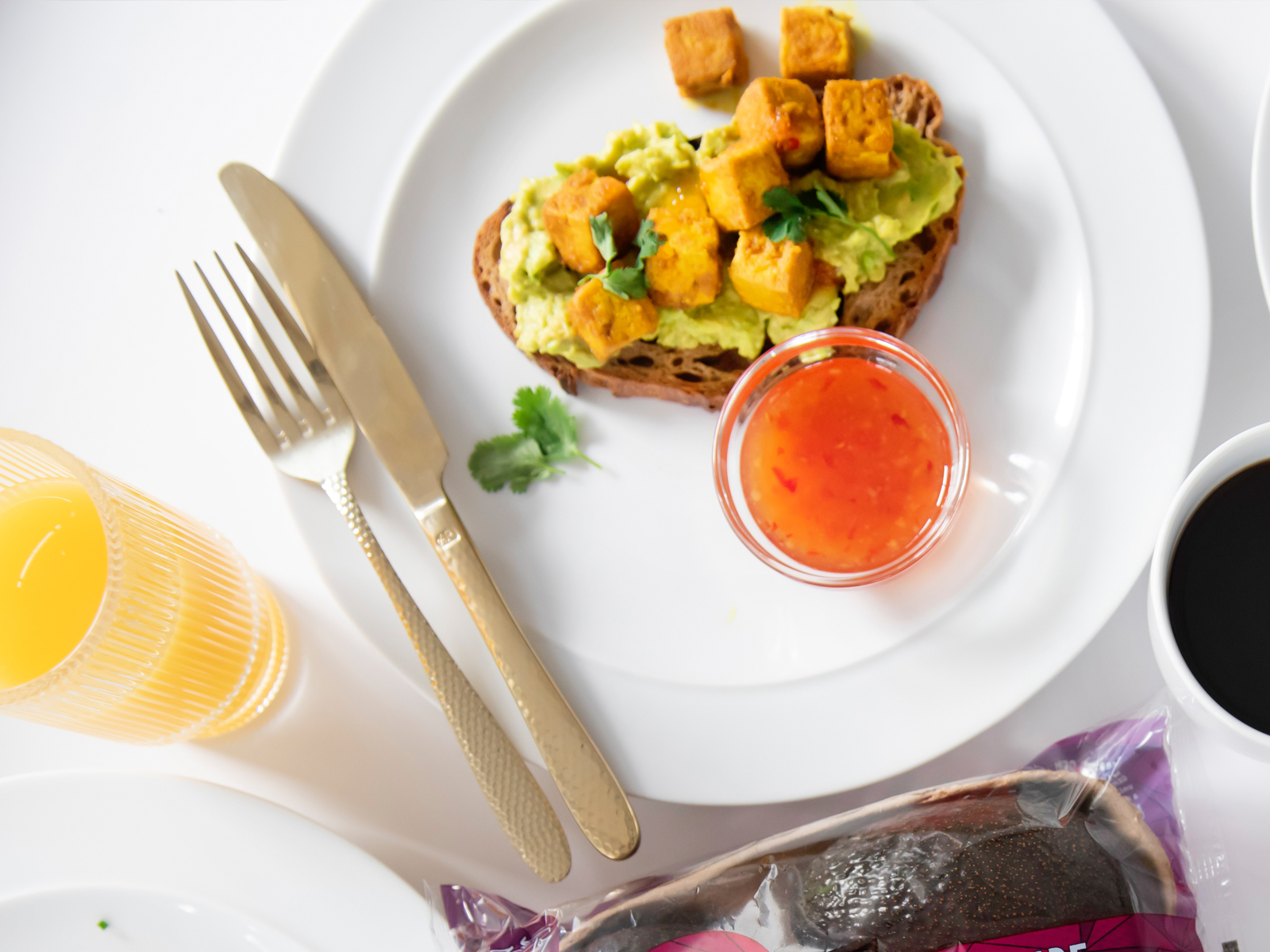 GEM® Avocado - Turmeric Tofu and Smashed GEM® Avocado Toast